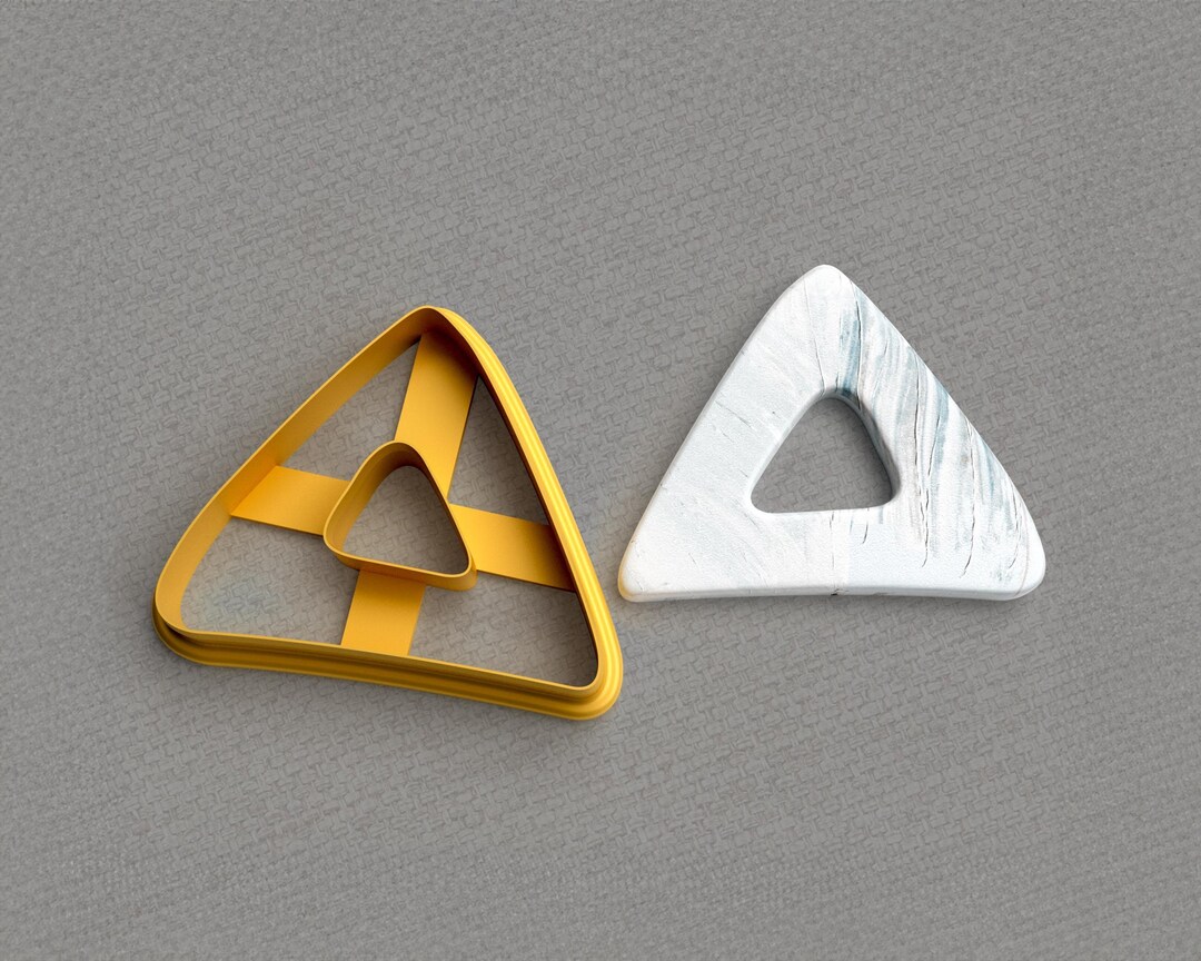 Triangle Donut Shape Cutters: Polymer Clay, Metal Clay (8 Sizes) - Etsy