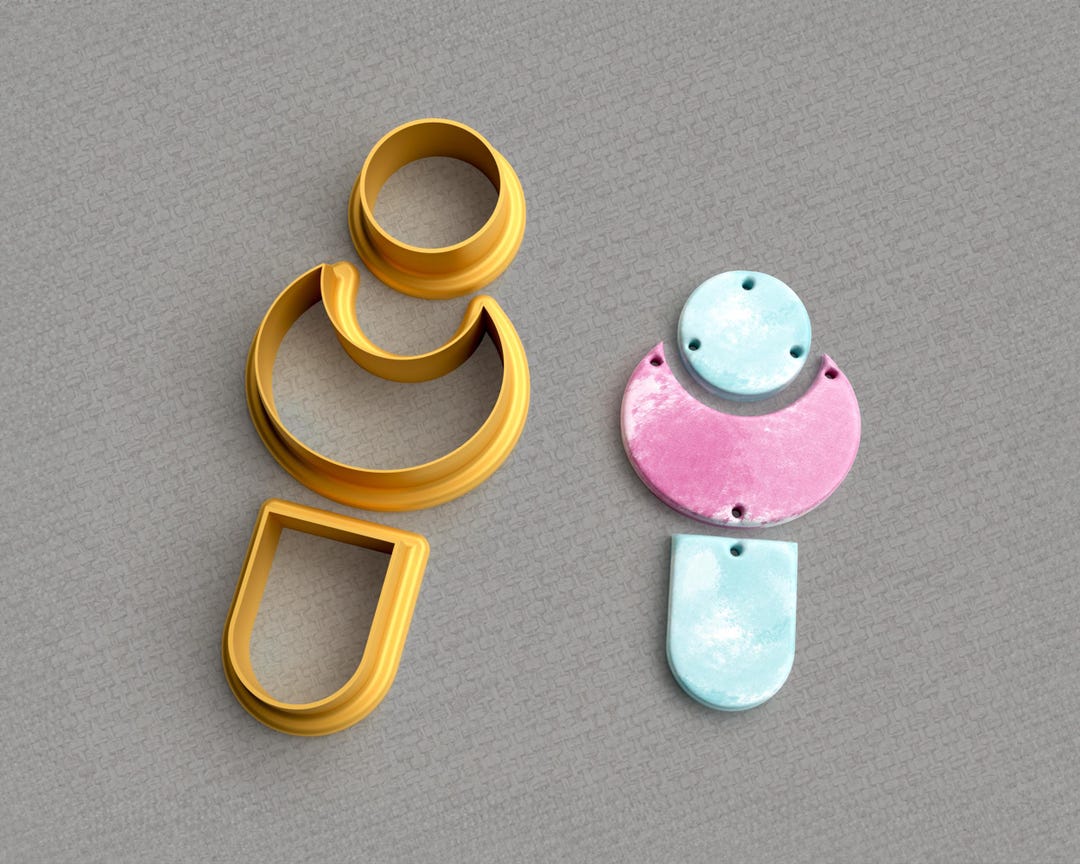 Geometric Arch Polymer Clay Cutters: Dangle Earring Jewelry Making - Etsy