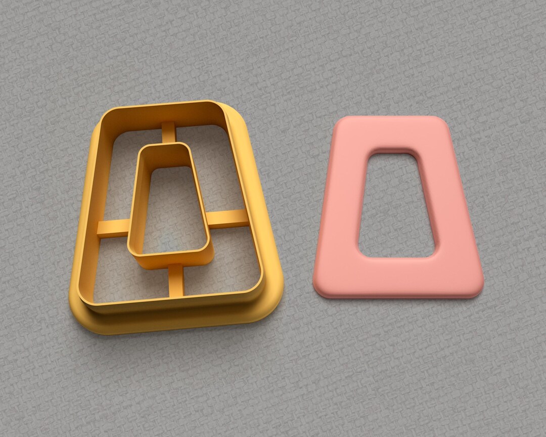 Trapezium Donut Polymer Clay Cutters: Sharp Jewelry Making Tool - Etsy