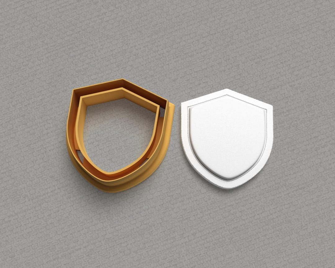 Shield Clay Cutters: 3D Printed Jewelry & Fondant Decoration 8 ...