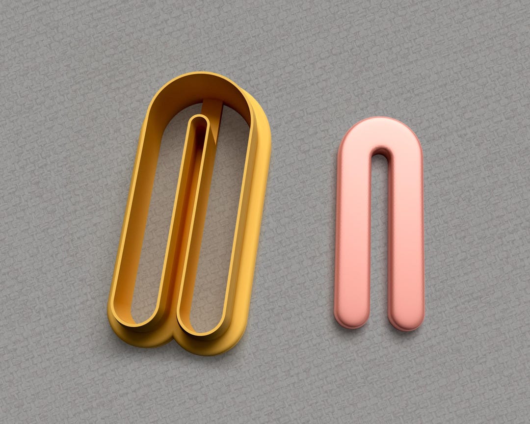 U-shape Polymer Clay Cutters: Sharp Edges, 6 Sizes - Etsy