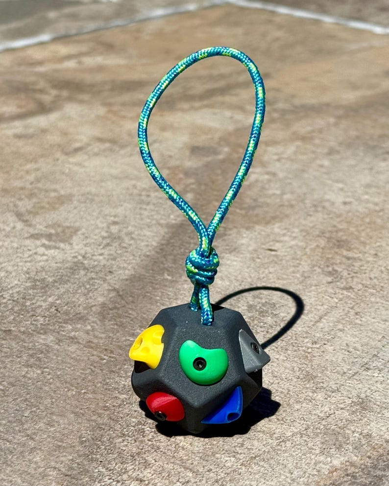 Rock Climbing Bouldering Ball Keychain - Etsy