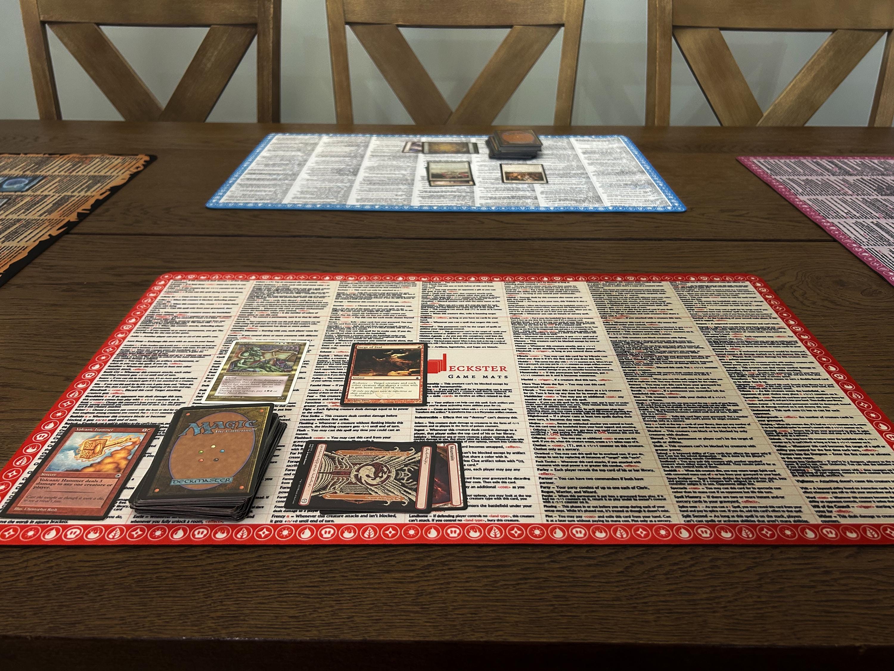 MTG Playmat With Alphabetized Keywords, Unofficial MTG Mat, Gifts for ...