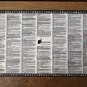 MTG Playmat With Alphabetized Keywords, Unofficial MTG Mat, Gifts for ...