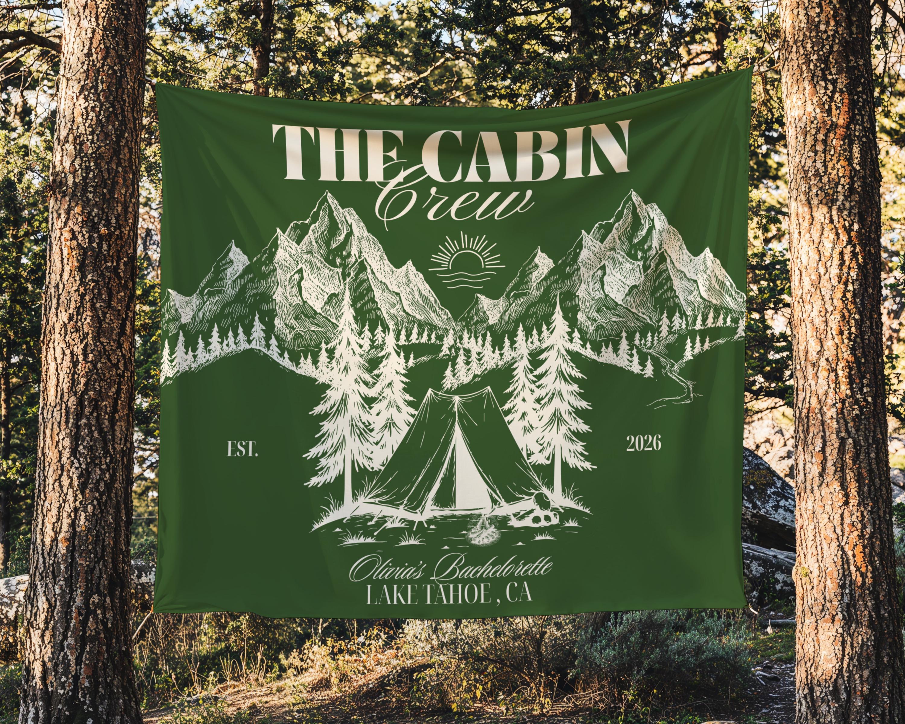 Cabin Crew Bachelorette Banner: Custom Camp Bach Decor - Etsy