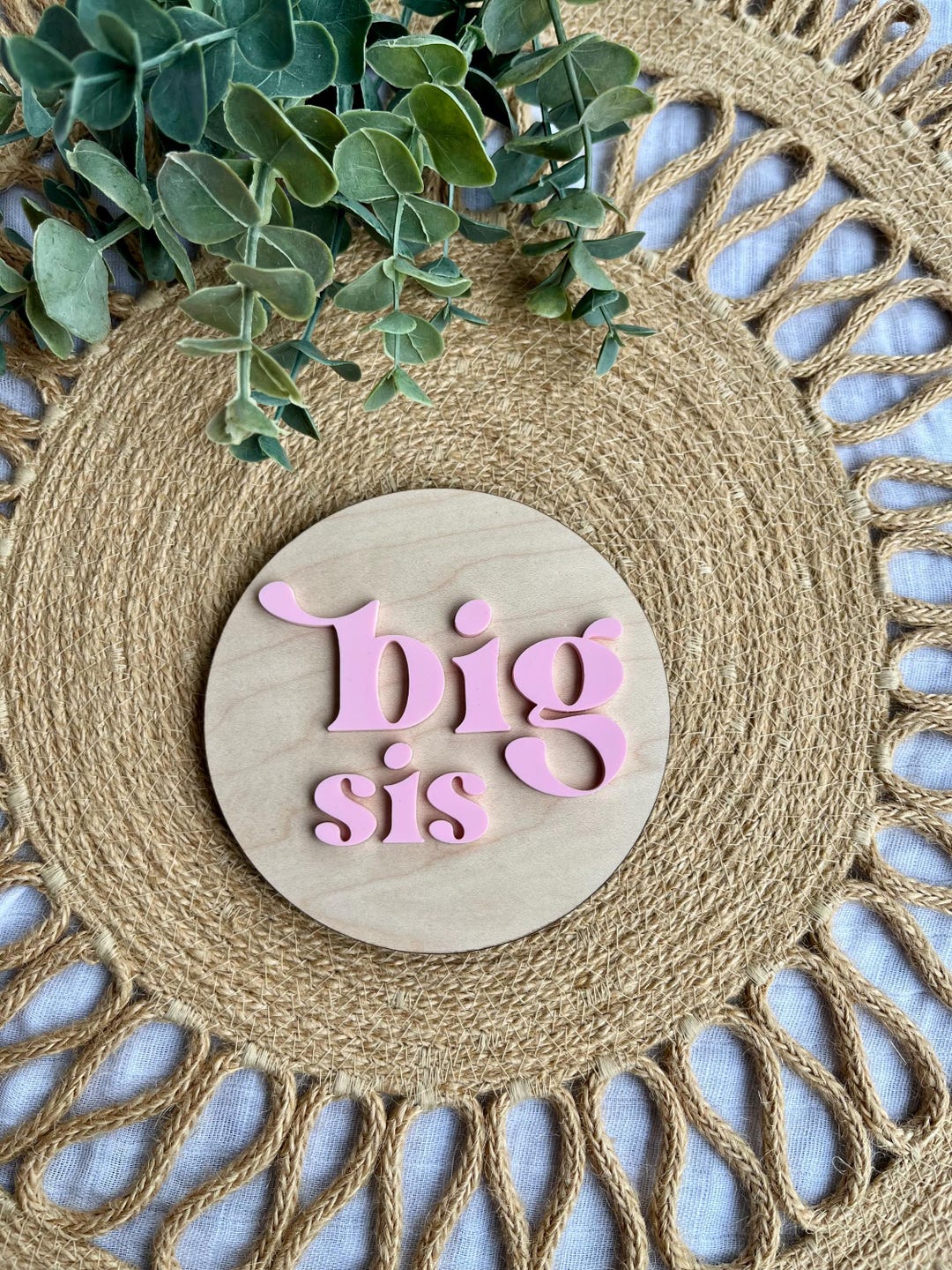 Big Sis Announcement Sign, Pregnancy Announcement Sign, Sibling ...