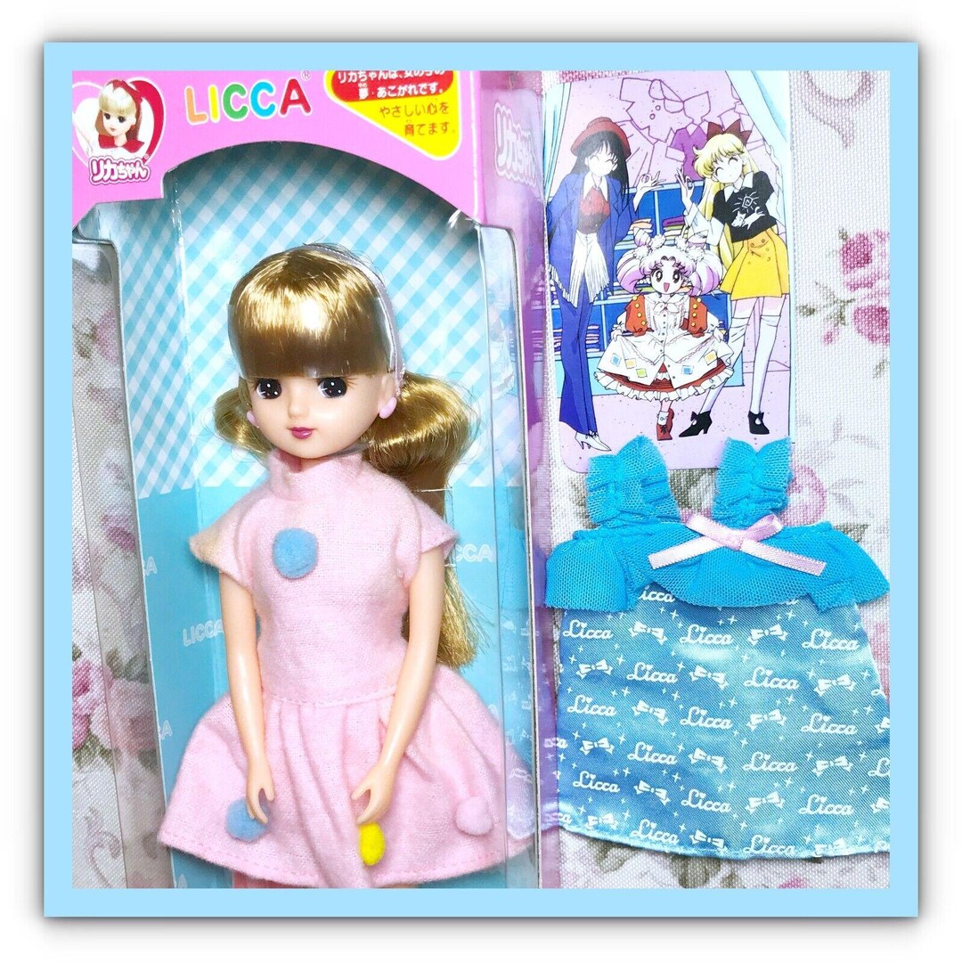Vtg 1987 Takara Japan 4th Generation Licca Dress up Doll Licca-chan Jenny - Etsy