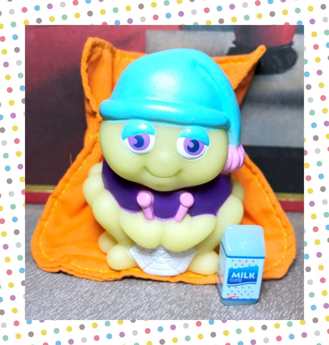 Vintage 1980's Playskool Glo Friends Glo Worm SPIDER Bug Toy With ...