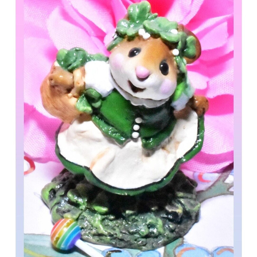 VINTAGE Wee Forest Folk M-167 Colleen O'green Irish Mouse Cream Skirt ...