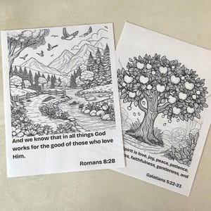 20 Printable Bible Verse Coloring Pages for Kids | Sunday School ...