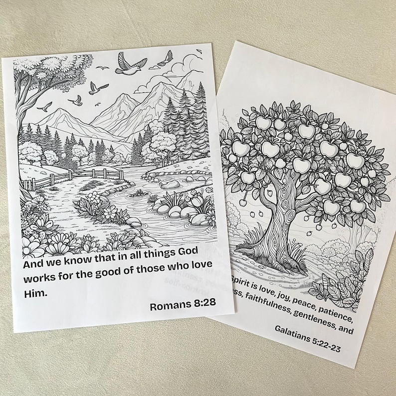 20 Printable Bible Verse Coloring Pages for Kids | Sunday School ...