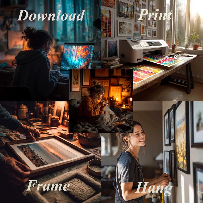 Female Portrait, Colored Face Digital Wall Art, Modern Woman Painting ...