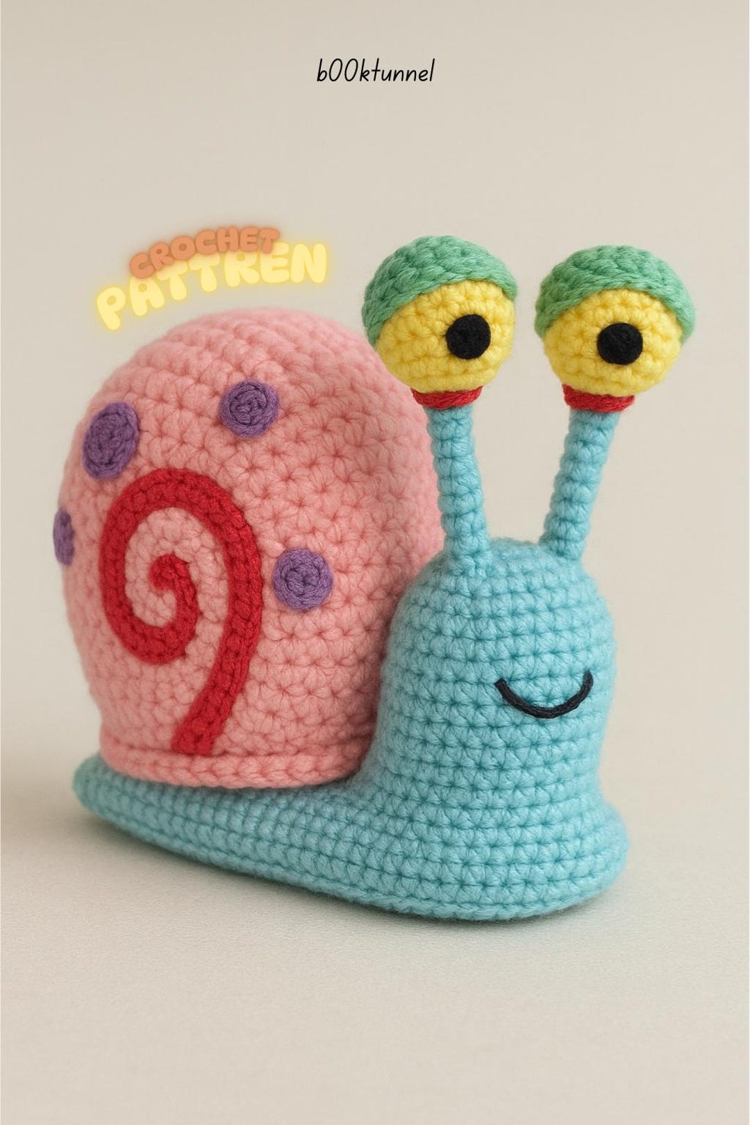 Amigurumi Snail Crochet Pattern PDF Cute Gary Style - Etsy