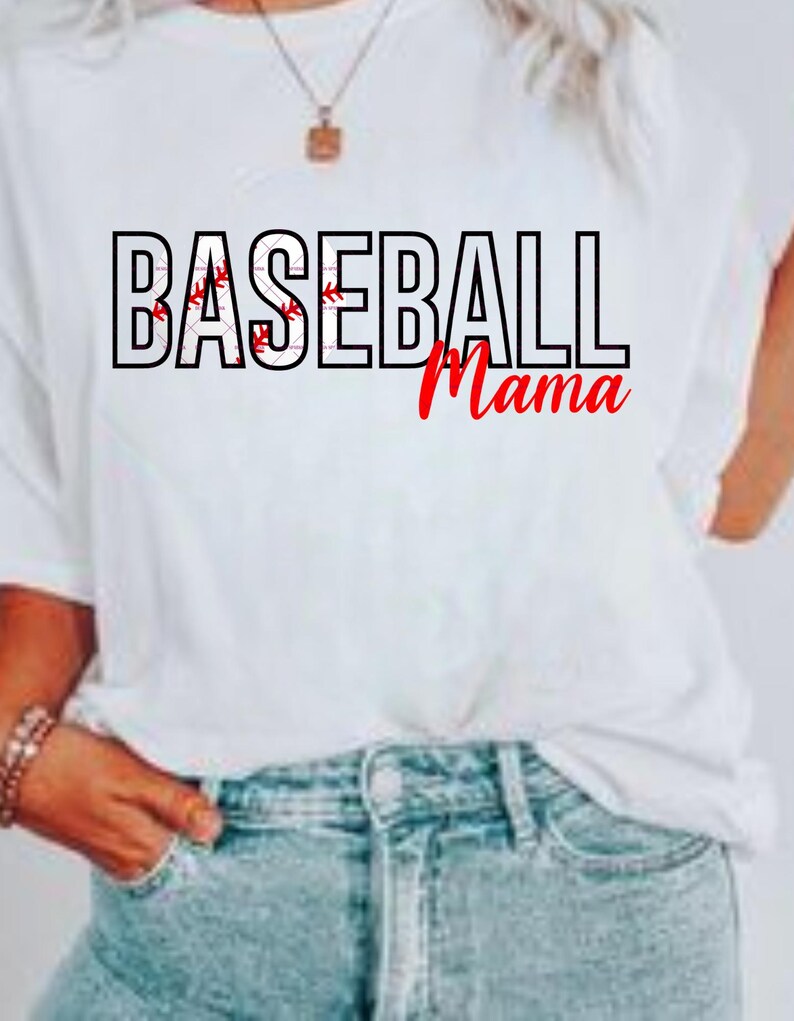 Baseball Mama Svg Design Softball Mom Png Instant Download Baseball Mom ...