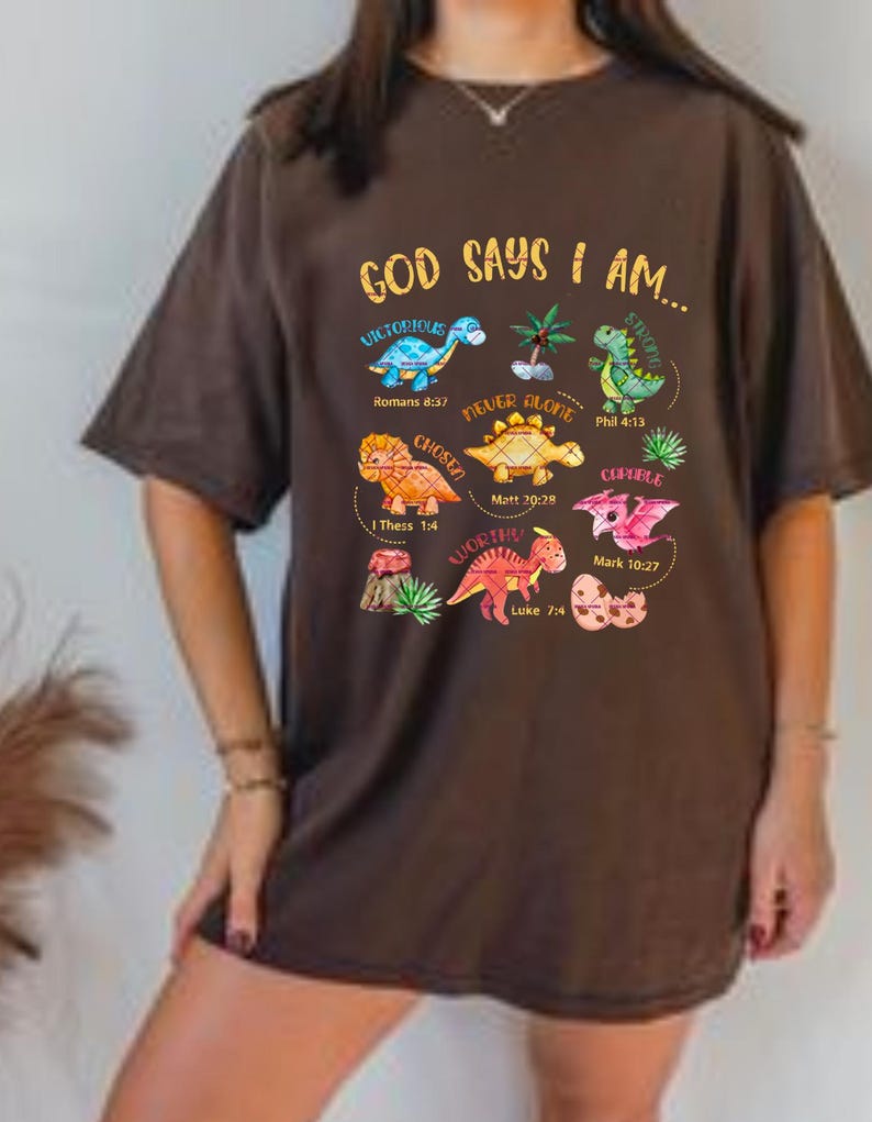 Christian Dinosaur PNG, God Say I Am Bible Verse Clipart, Religious Png ...
