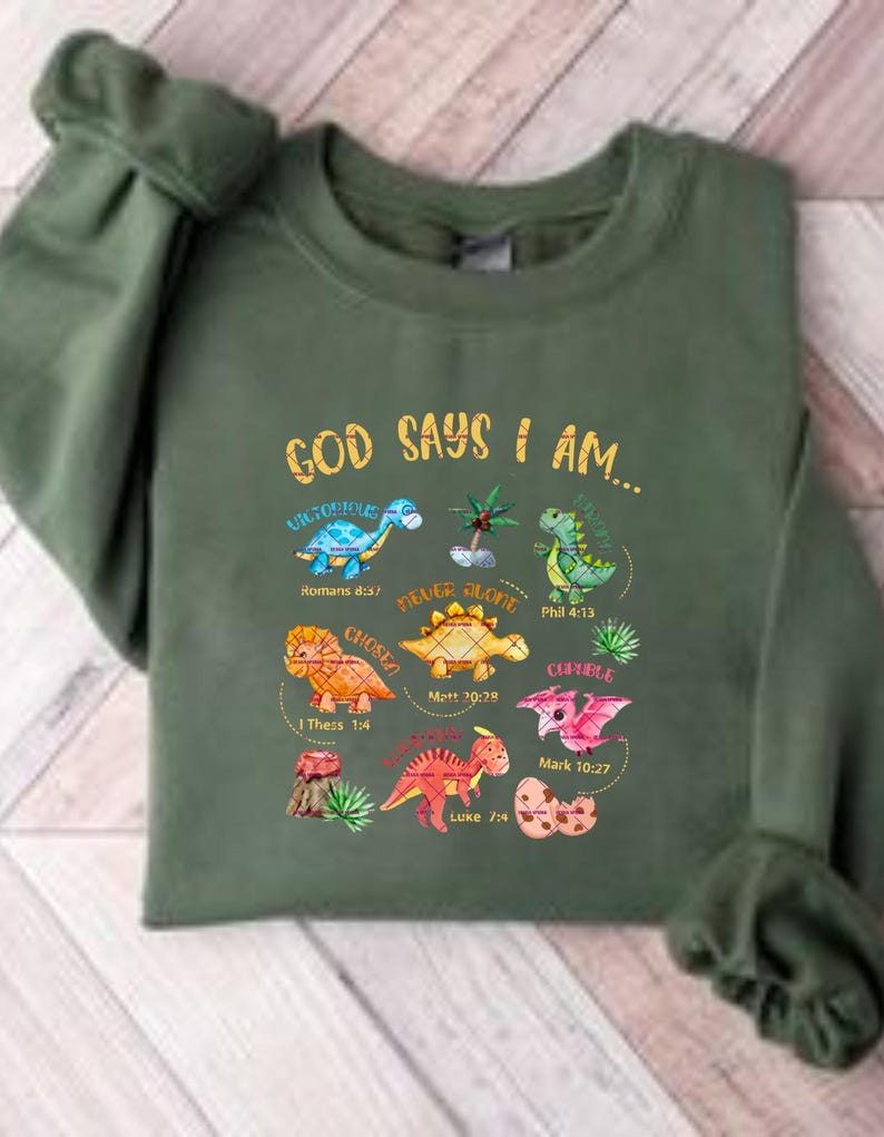 Christian Dinosaur PNG, Chosen Png, God Say I Am Bible Verse Clipart ...