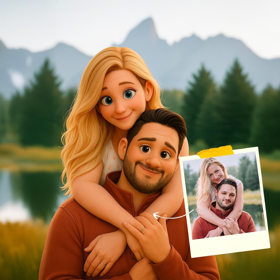 Custom Pixar Style Portrait From Your Photo | Personalized 3D Cartoon ...