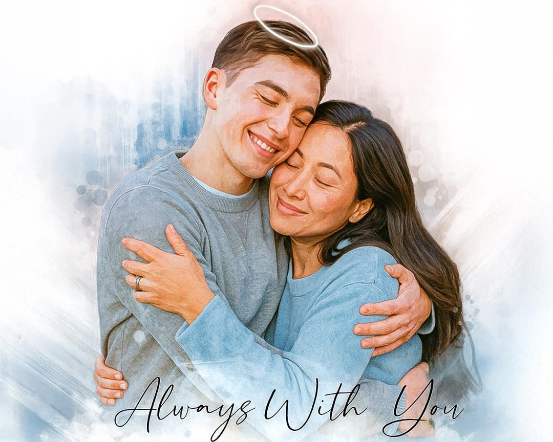 Custom Portrait From Photo, Oil Painting Style Family Portrait From ...