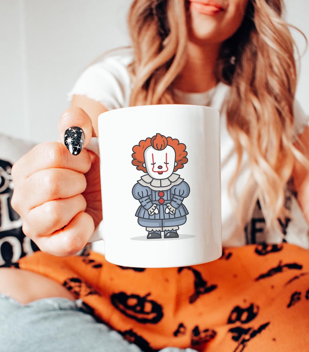 Cute Horror Movie Coffee Mug Ceramic Horror Clown Cup Funny Movie ...