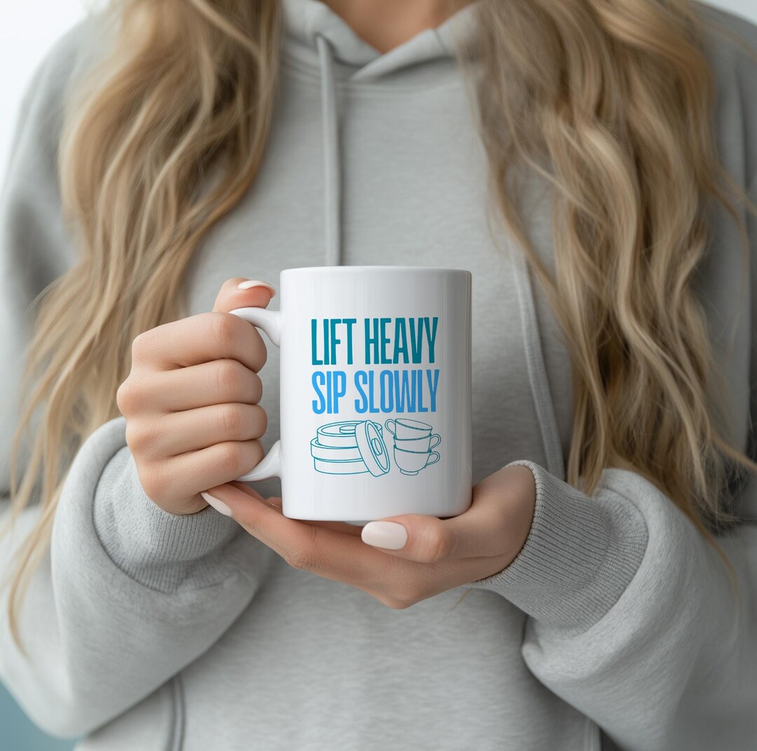 Lift Heavy Sip Slowly Mug: Gym Lover Gift - Etsy