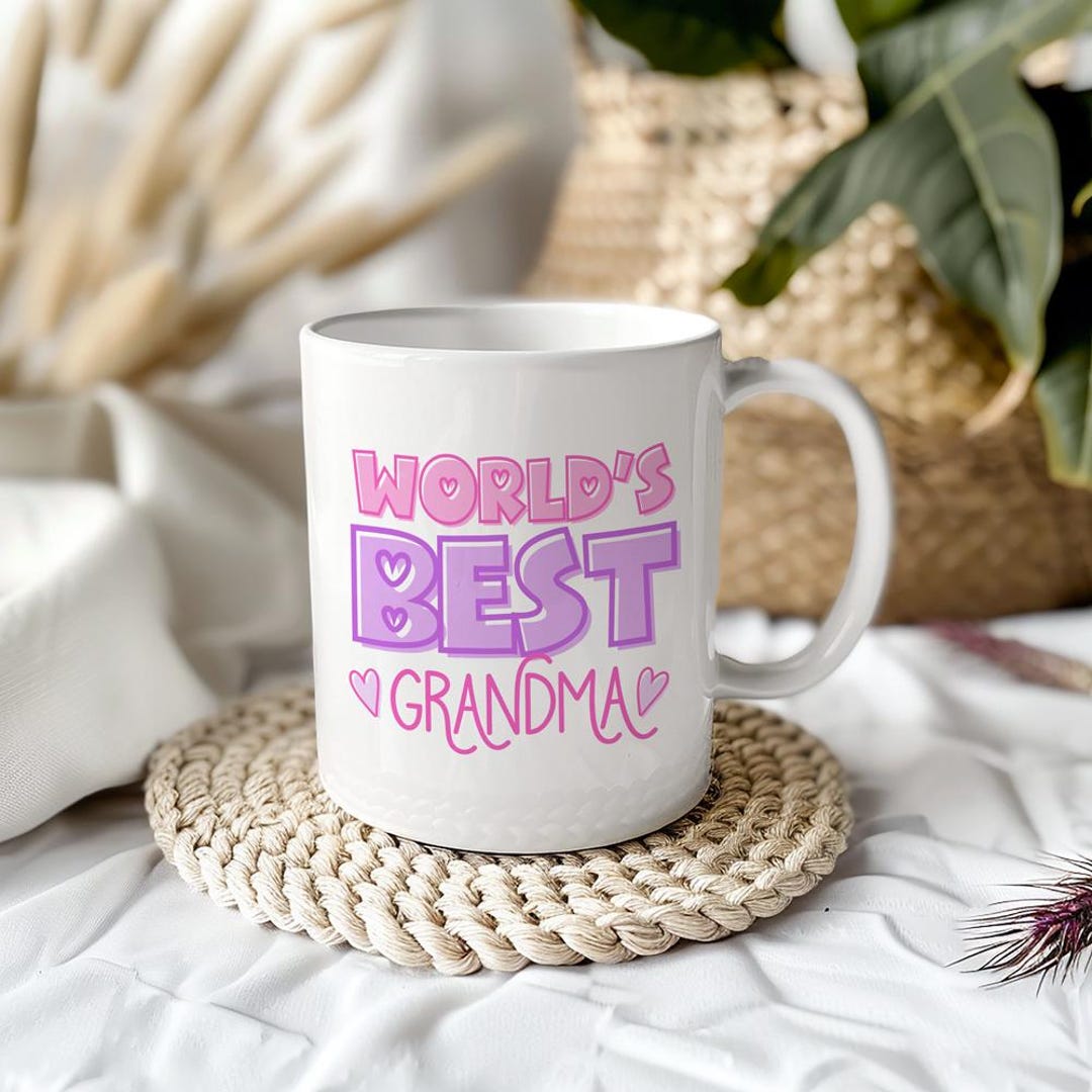 Worlds Best Grandma Mug Mothers Day Gift for Grandma Coffee Cup Gift ...