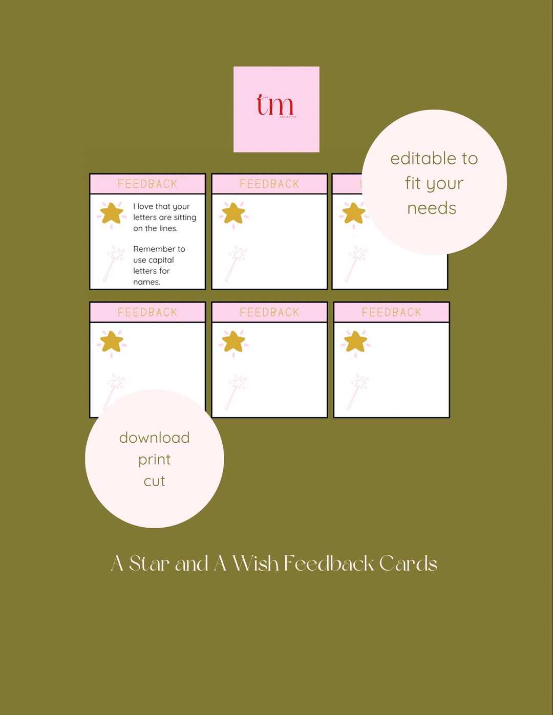 Student Feedback Cards for Classroom - 3 FORMATS - Etsy