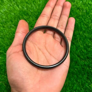 Sikh Sarbloh Kara Pure Iron Black Bangle Metal Singh Kaur Bracelet ...
