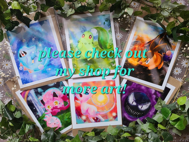 Mega Rayquaza Art Print | Handmade Pokemon Digital Art | 2 Sizes - Etsy