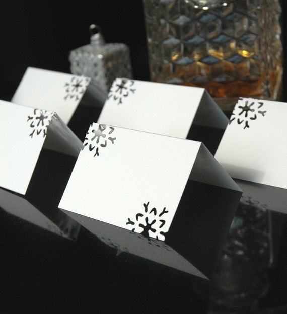 Winter Wonderland Themed Place Card Holders Winter Wonderland