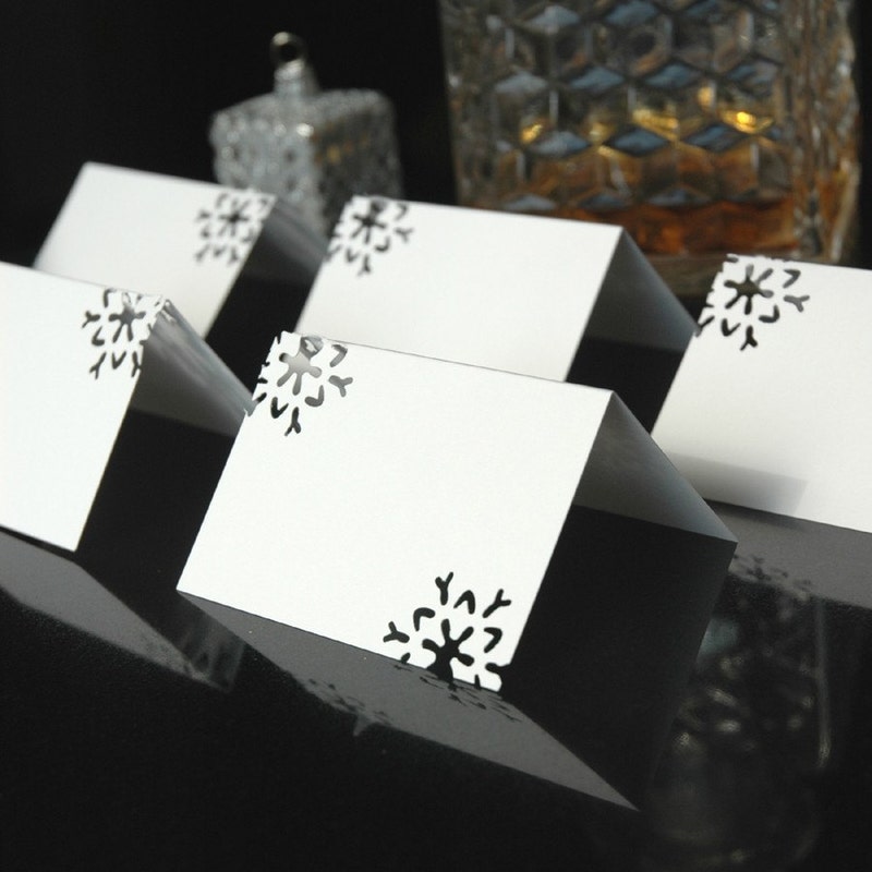 Winter Place Cards - Etsy