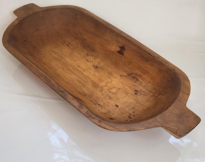 Vintage Wooden Dough Bowl, Bread Bowl, Centerpiece Wooden Bowl, Dough ...