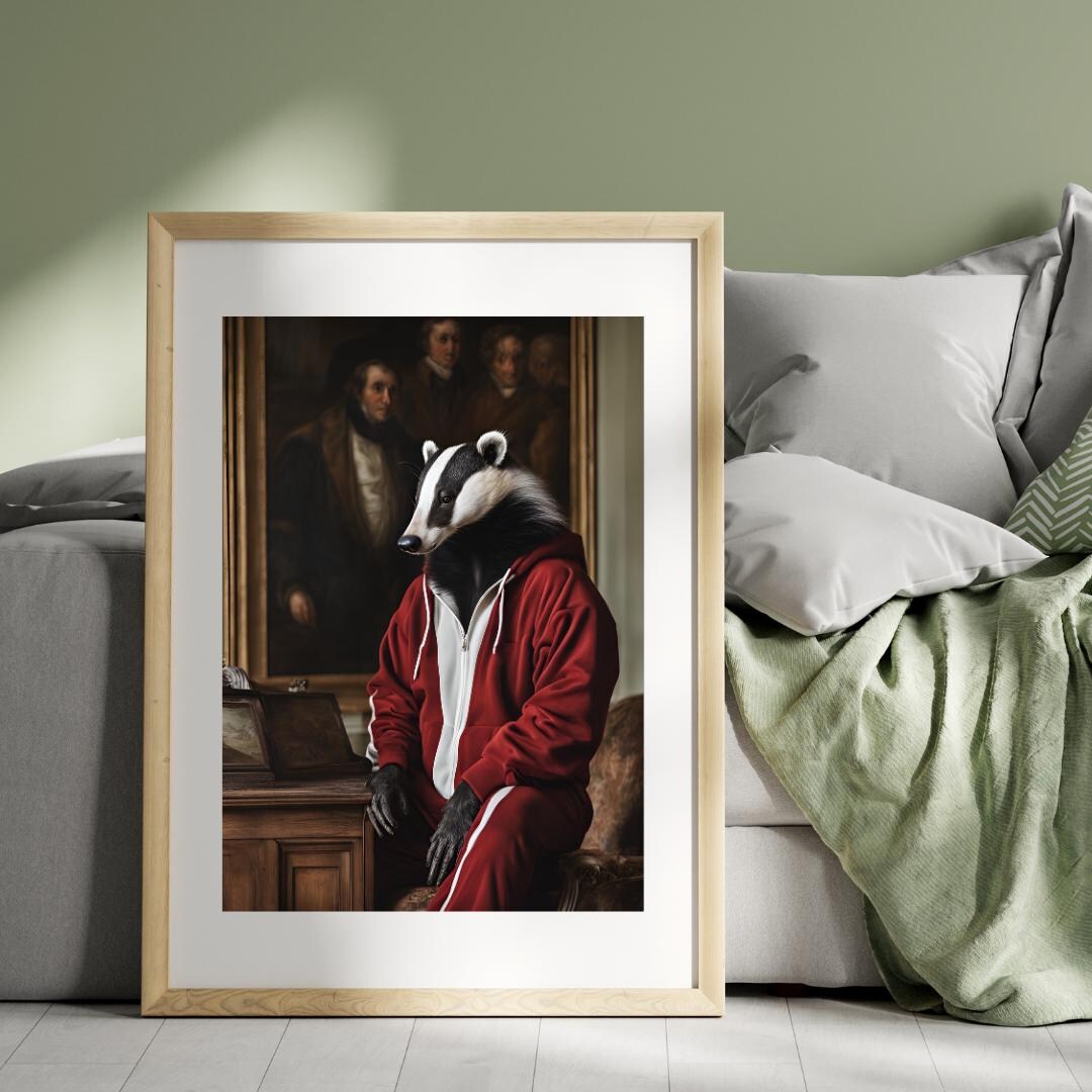 Absurdist Art - Beaver Baz | Digital Art Print | - Etsy