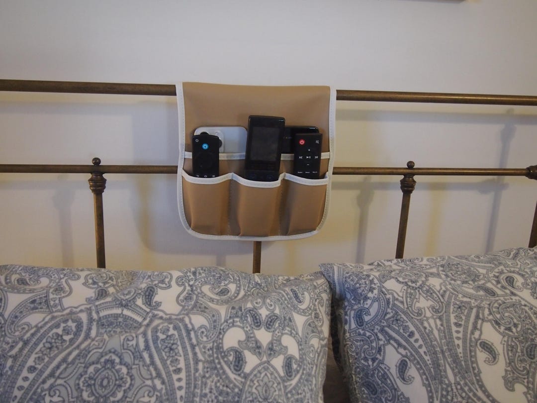 Headboard Remote Control and Phone Holder Caddy - Etsy