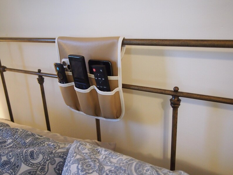 Headboard Remote Control and Phone Holder Caddy - Etsy