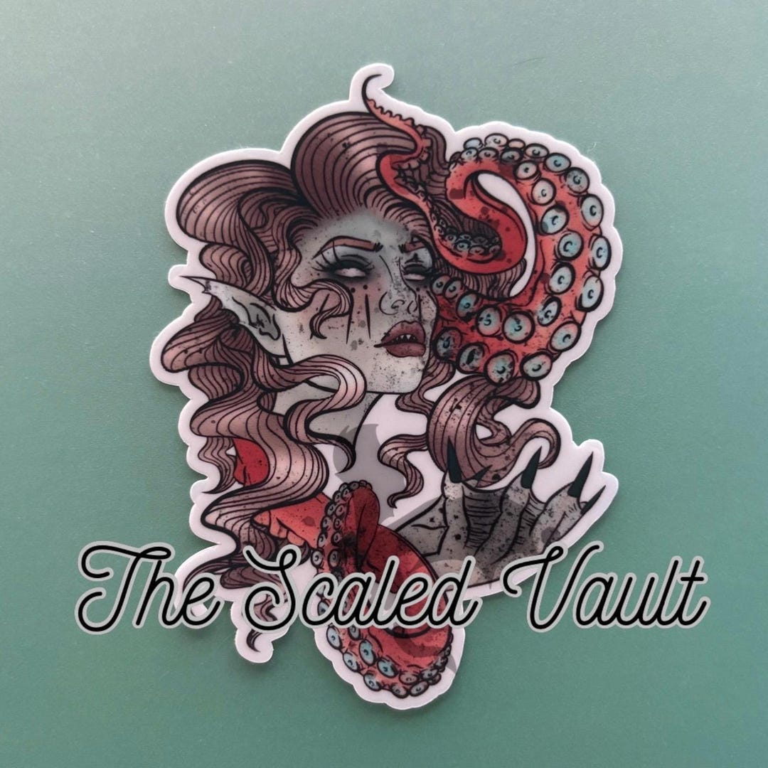 Siren Laminated Sticker, Multiple Options - Etsy