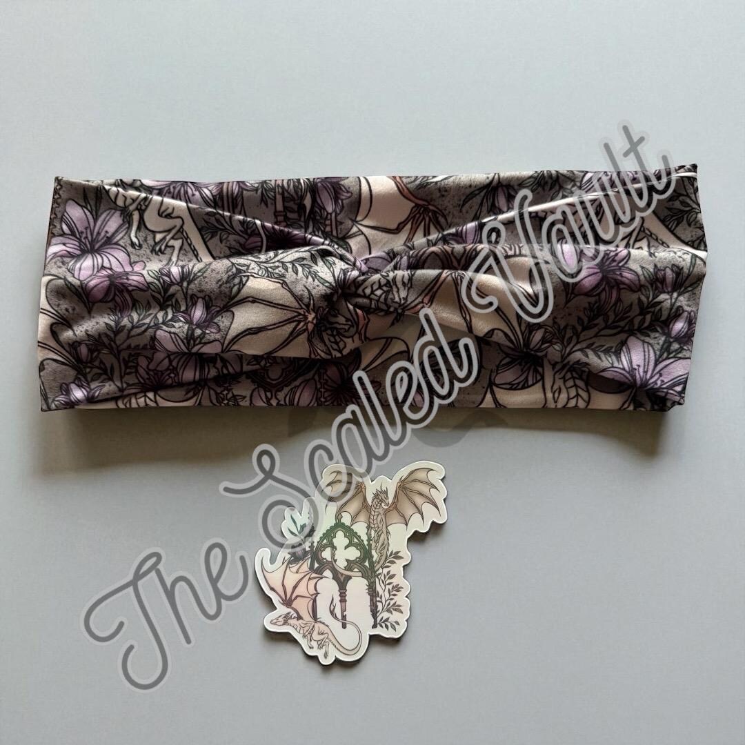 Women’s Headband + Sticker Bundle : Dragon - Etsy