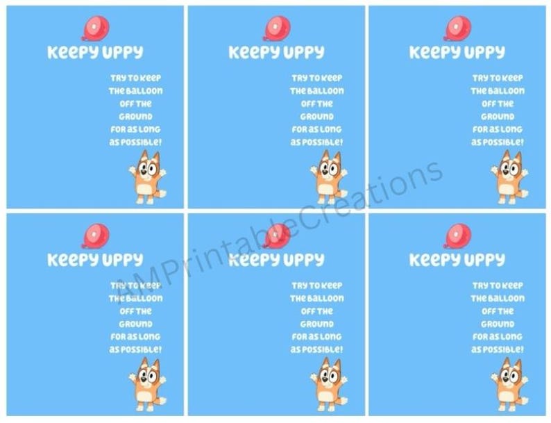 Bluey Birthday Party Favours - Etsy