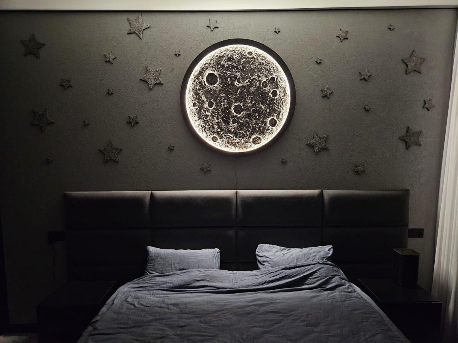 Decorative 3D LED Moon Wall Art – Ambient Wall Light Decor - Etsy Canada
