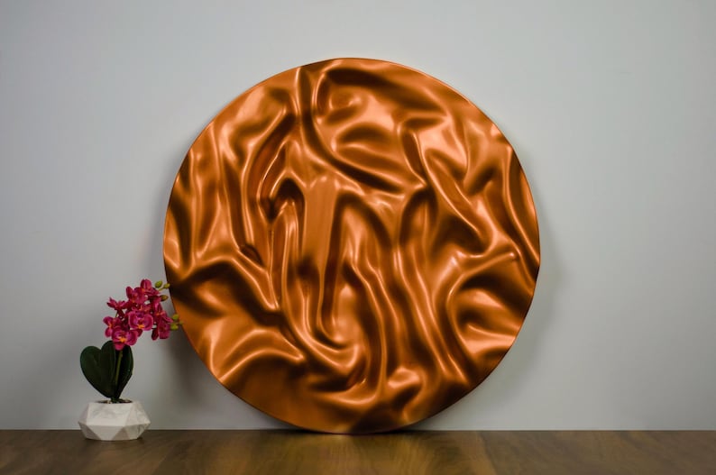 Modern 3D Textured Wall Art,wavy MDF Panel, Lacquer Painted Abstract ...