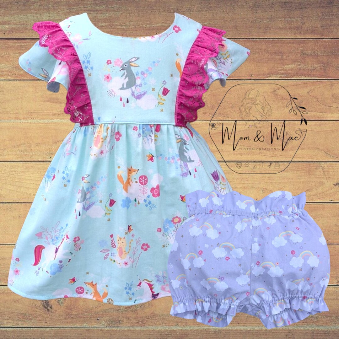 Girl, Spring, Adjustable, Flowy, Top, Ruffles, Easter, Pastel, Bunny ...