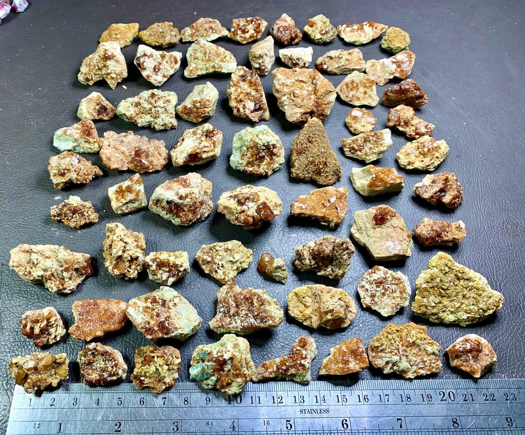 Spessartine Garnet Clusters Collection Grade 60 Best Specimens Lot ...