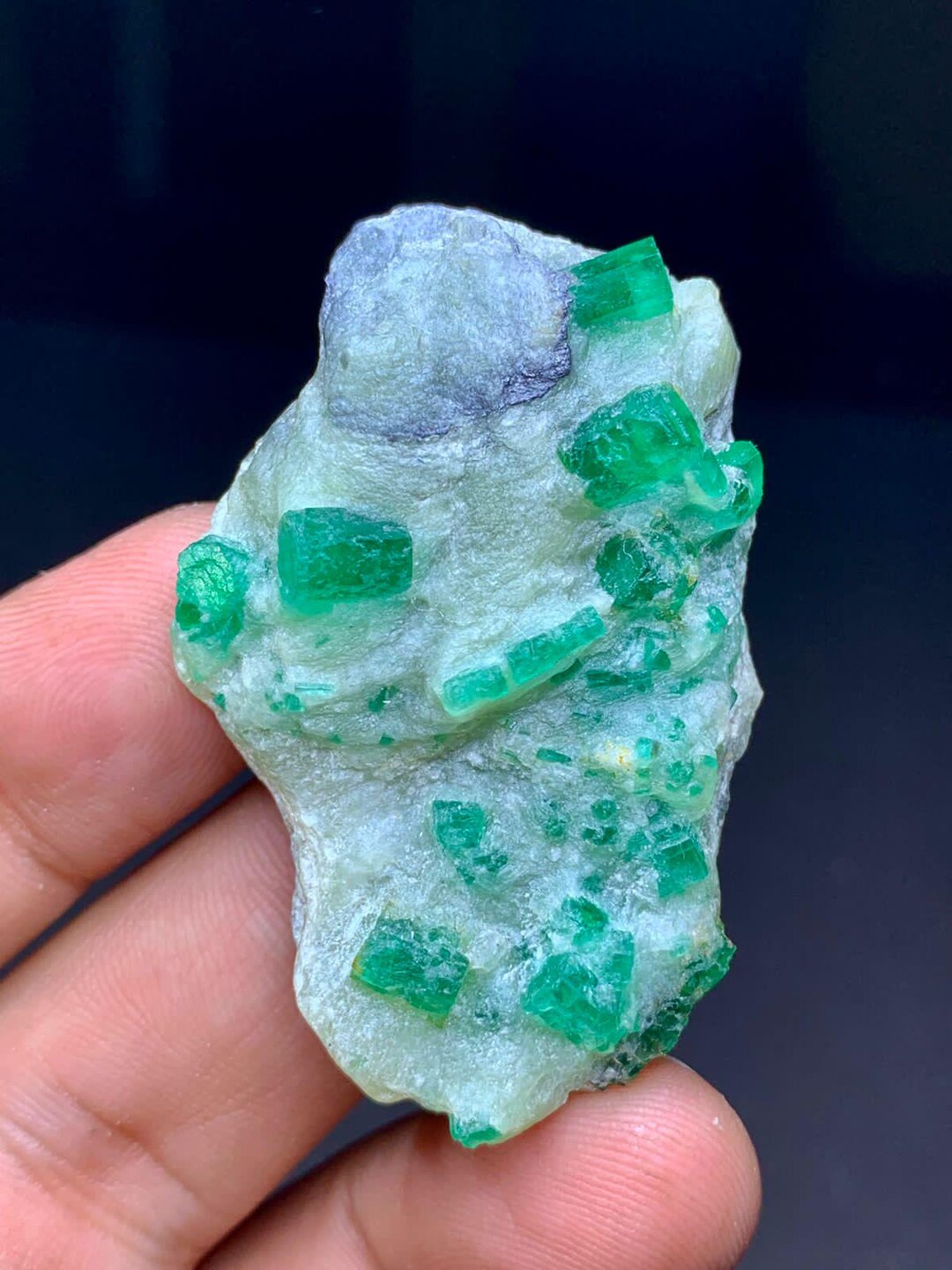 Emerald on Matrix Specimen, Natural Emerald, Natural Stones, Crystals ...