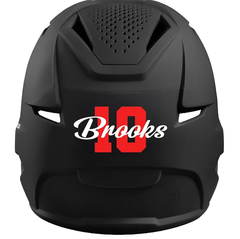 Personalized Baseball/softball Helmet Decal - Etsy