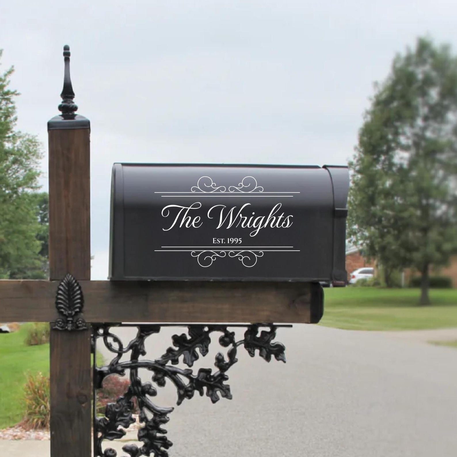 Personalized Mailbox Decal - Etsy