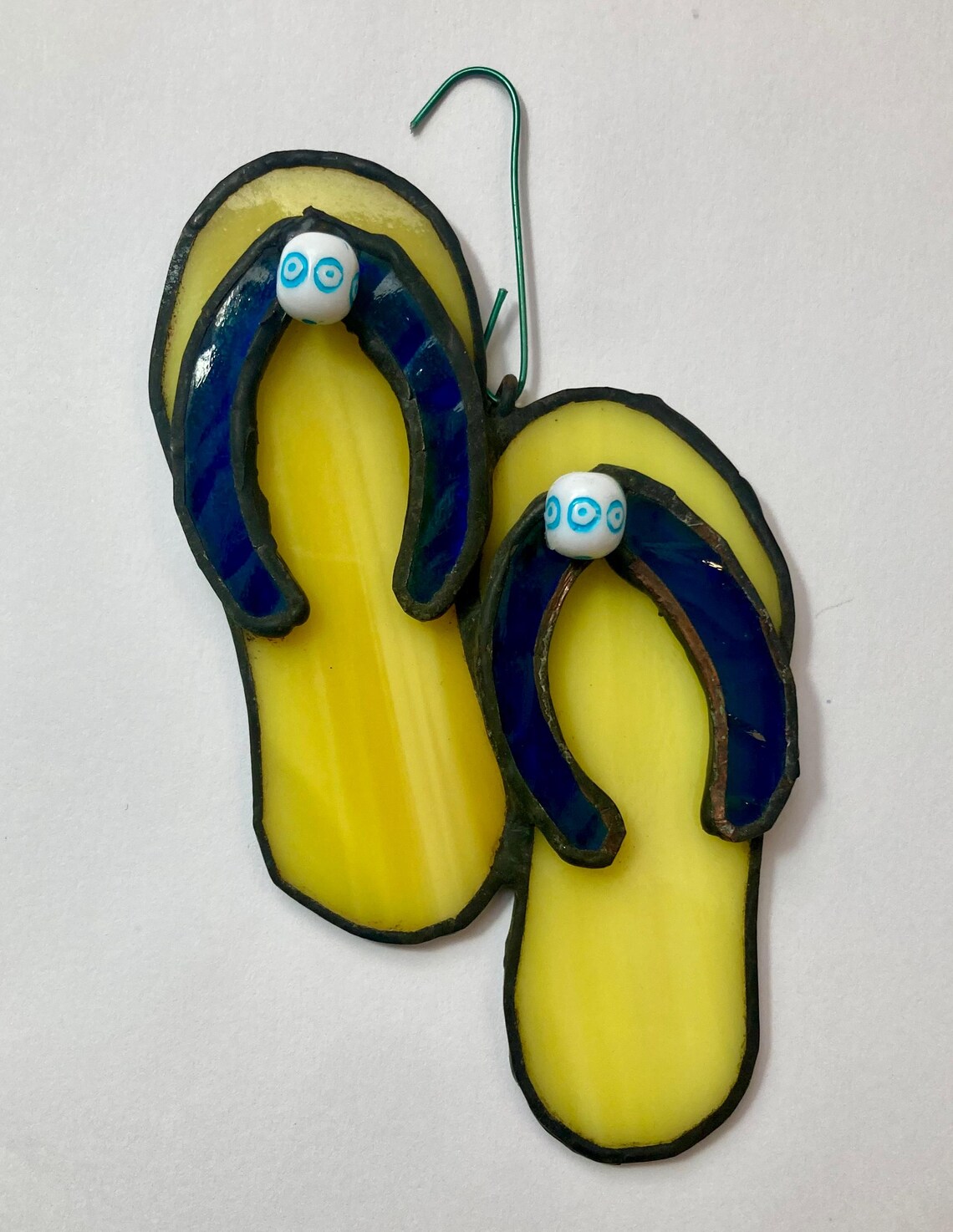 Stained Glass Flip Flops Suncatcher Ornament - Etsy