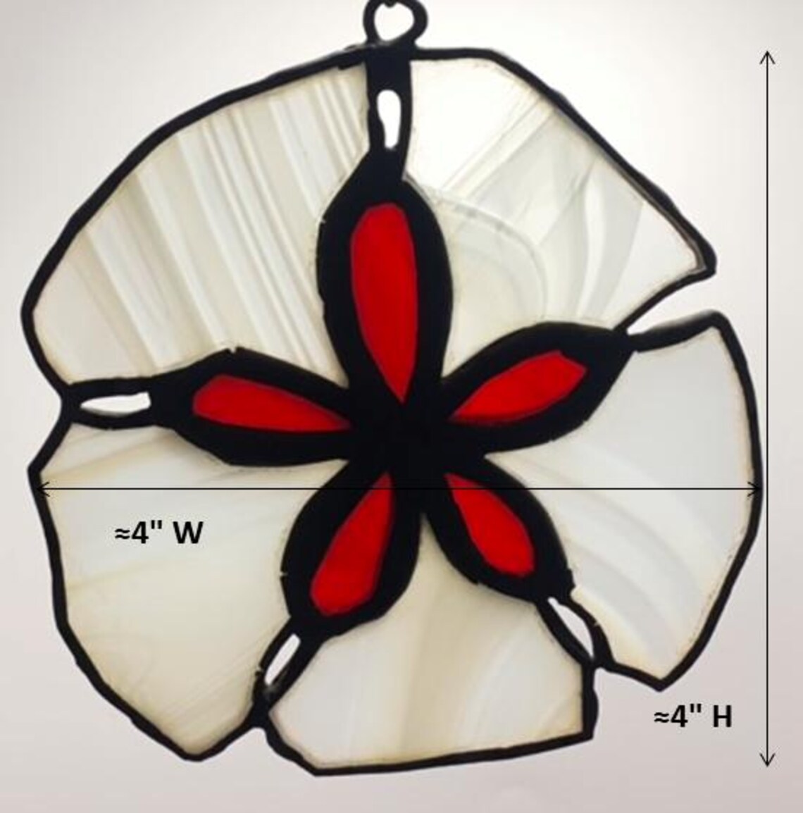Stained Glass Sand Dollar Suncatcher Ornament - Etsy