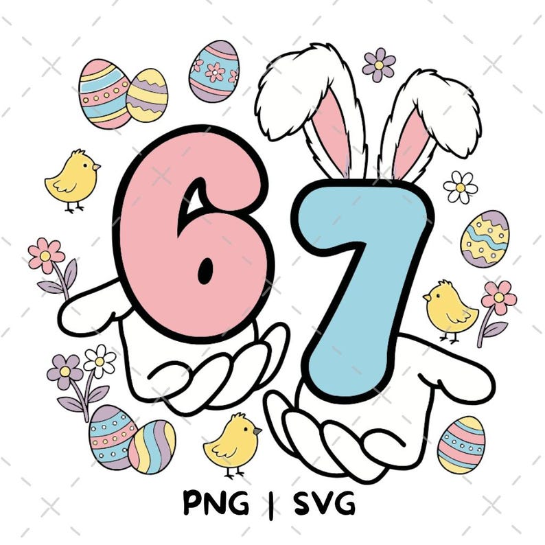 Easter Bunny Ears 67 Design, Kids Shirt PNG SVG (digital Download) - Etsy