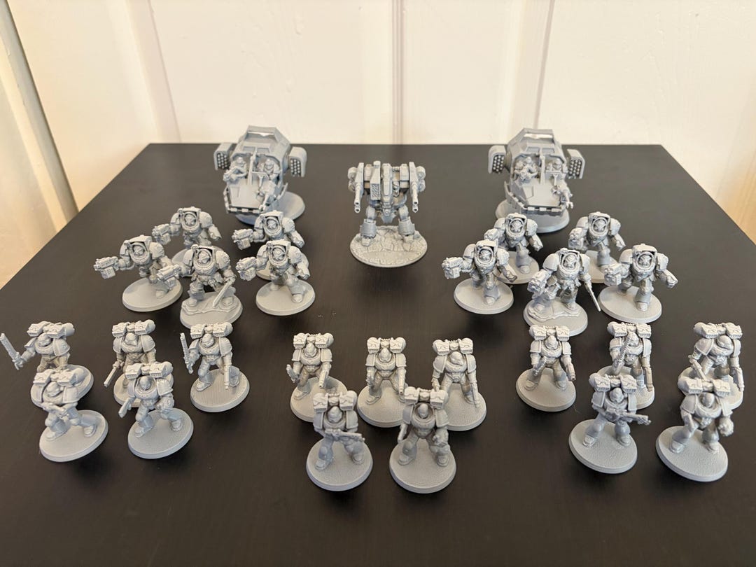3D Printed Space Marines for Warhammer 40K V3 - Etsy