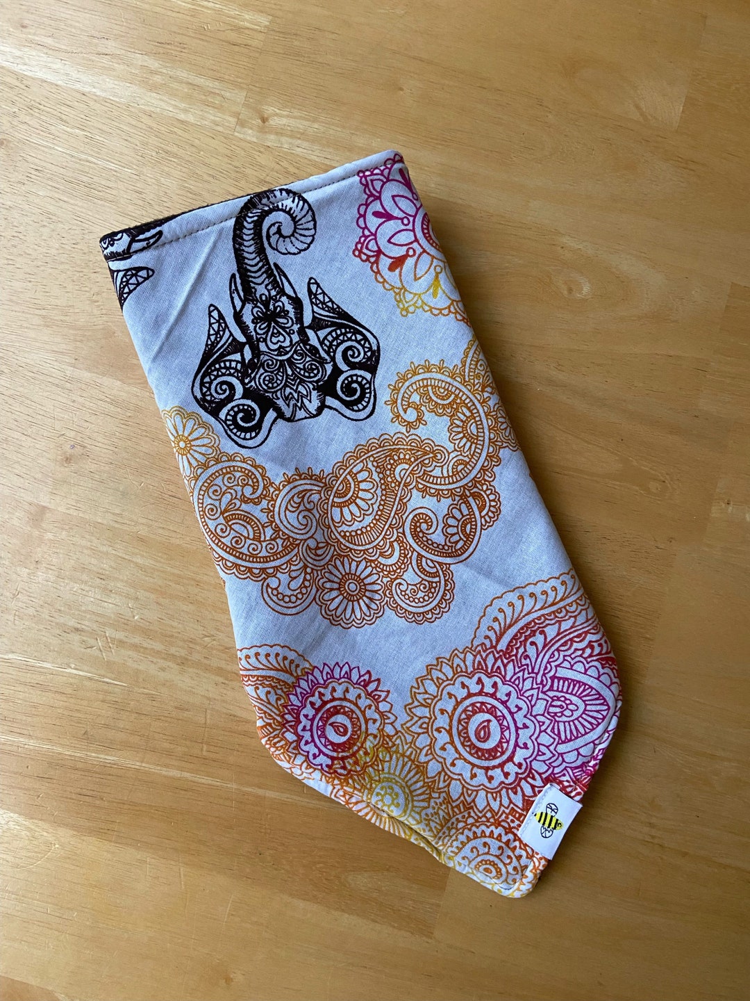 Elephant Fleece Lined Bandana // Face Warmer // Ski Mask // Snow Mask ...