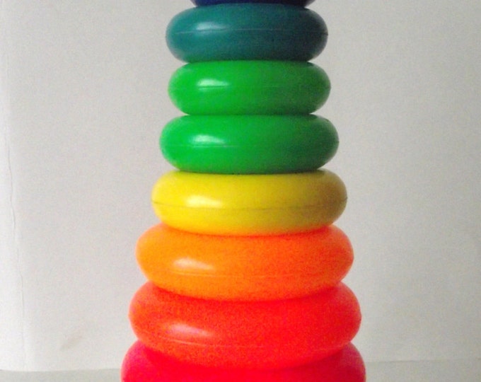 Fisher-price Giant Rock A Stack Stacking Toy 1960s or 1970s No. 740 - Etsy